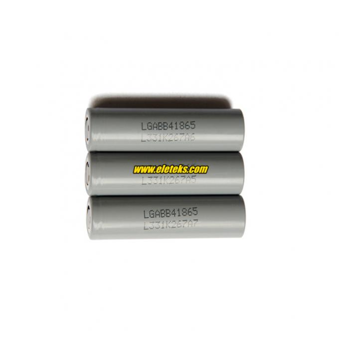 LG ICR18650-B4 2600mah li ion battery 3.7V LG AB B4 2600MAH ...